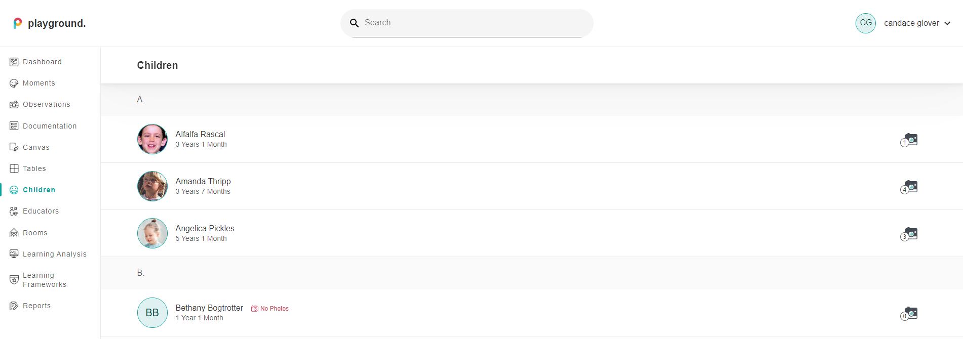 Playground: Children