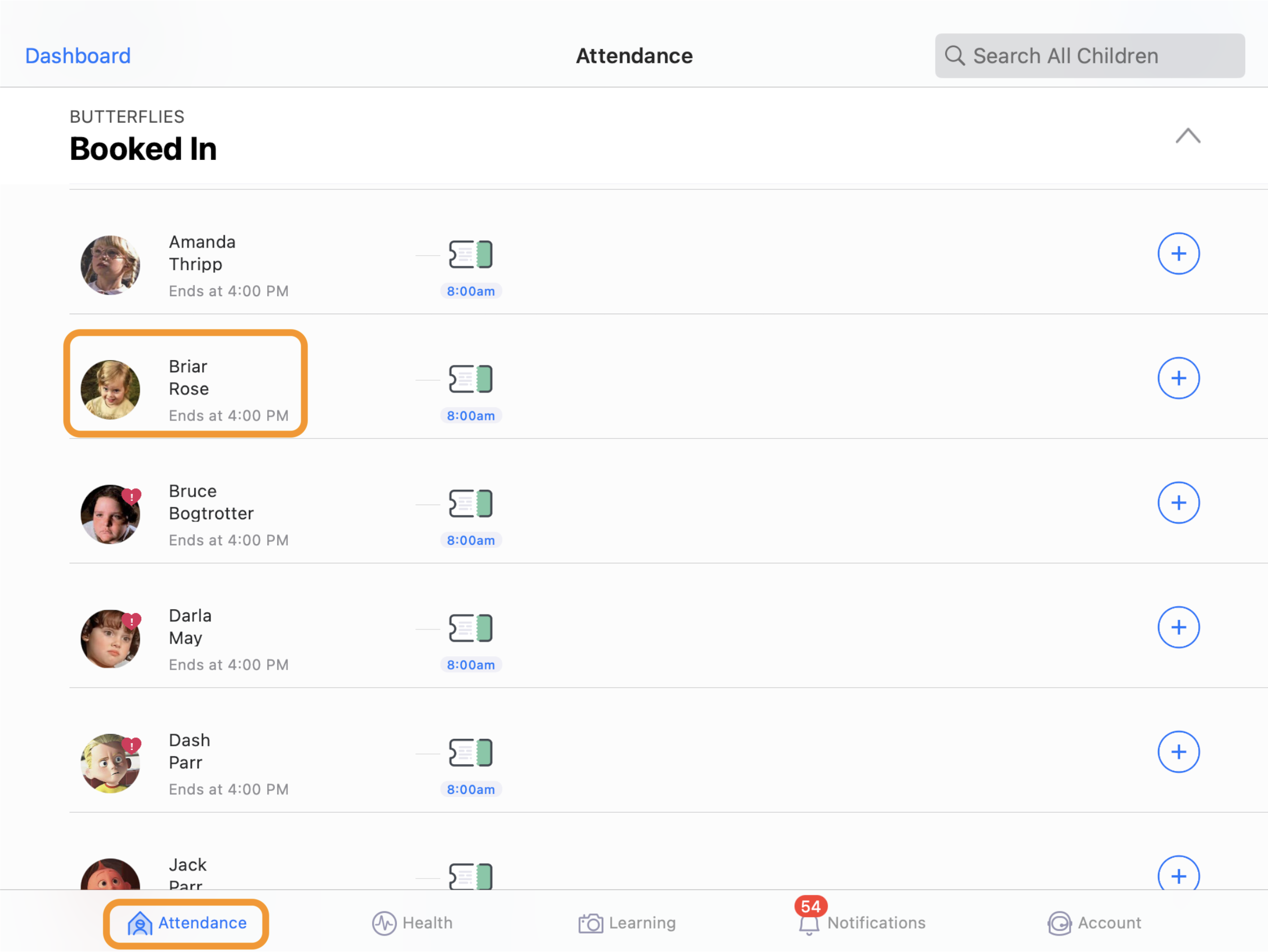 Playground App: Attendance & Absence