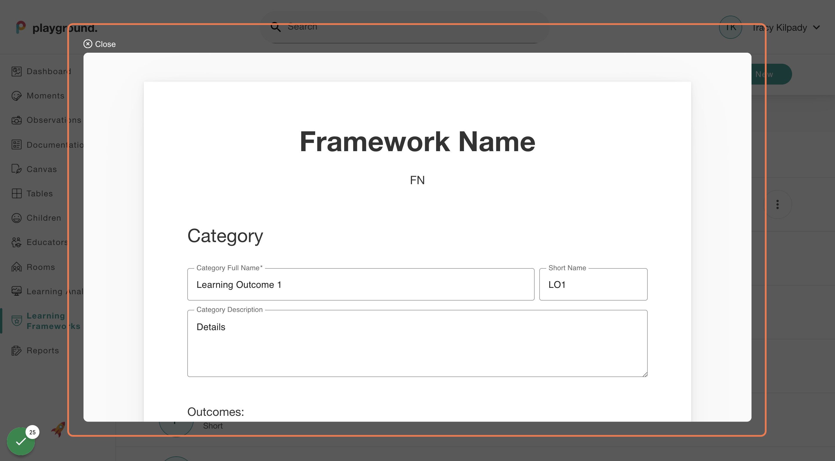 Playground Web: Learning Frameworks