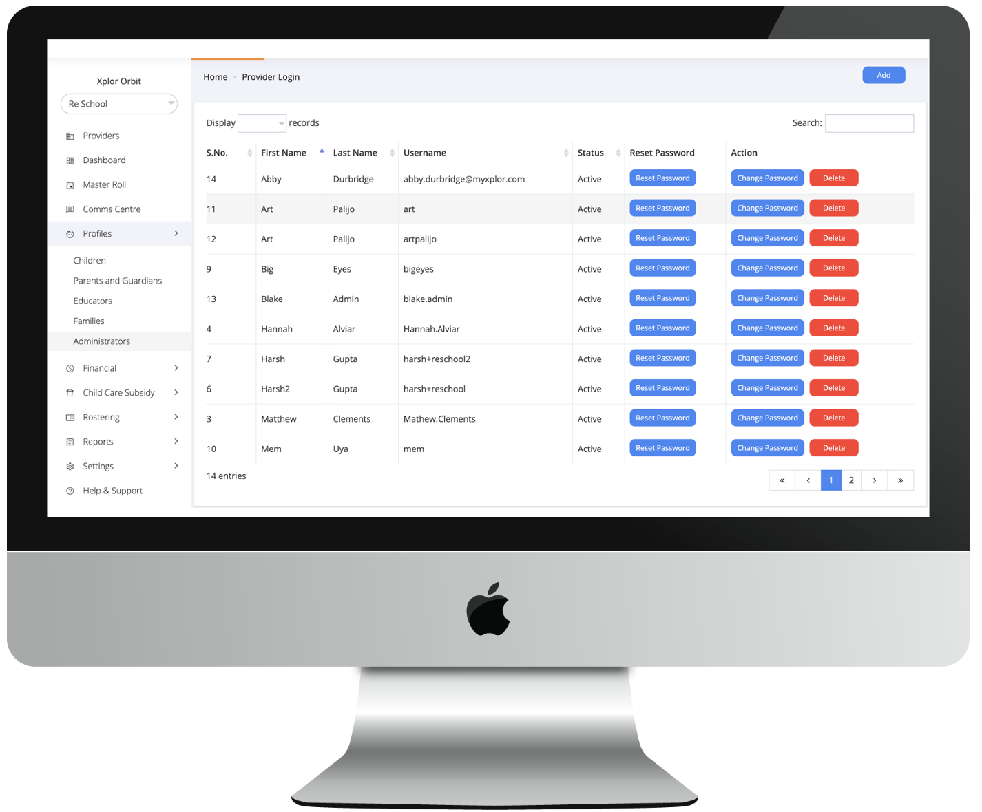 Office: Administrator Profiles