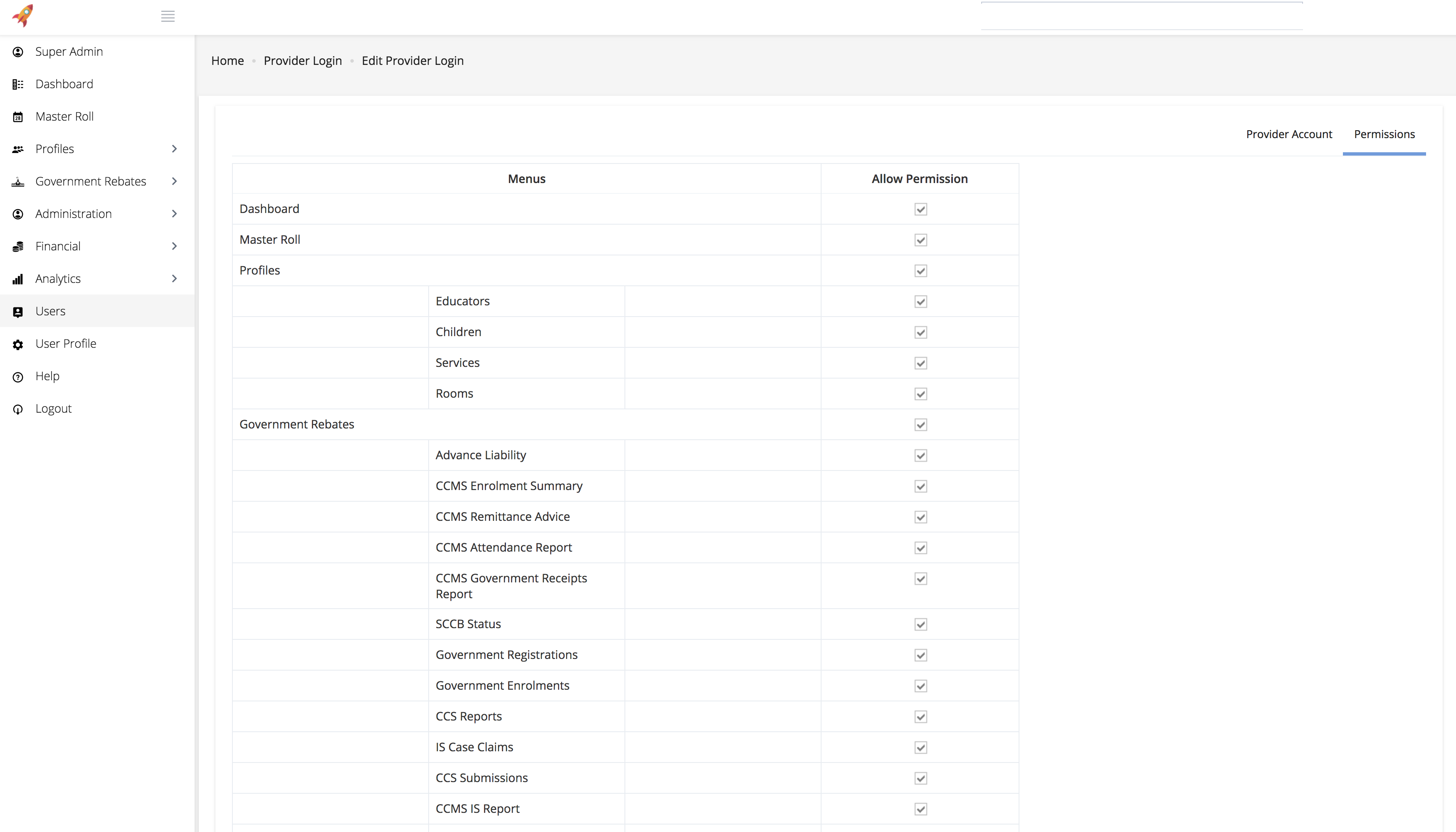 Office: Administrator Profiles