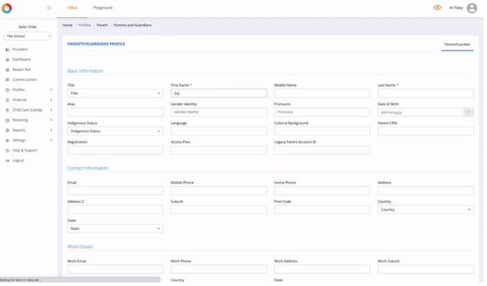 Office: Parent and Guardians Profiles