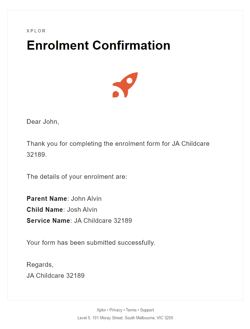 Xplor: New Parent/Guardian Set Up