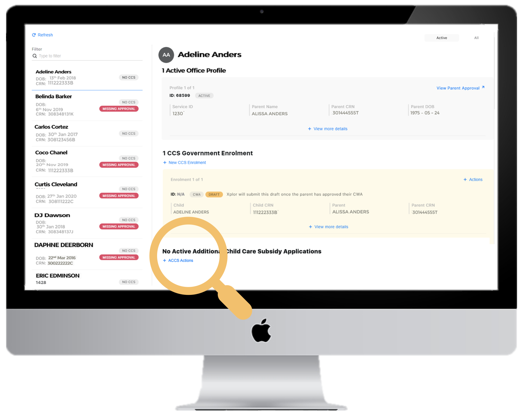 CCS: ACCS Determinations
