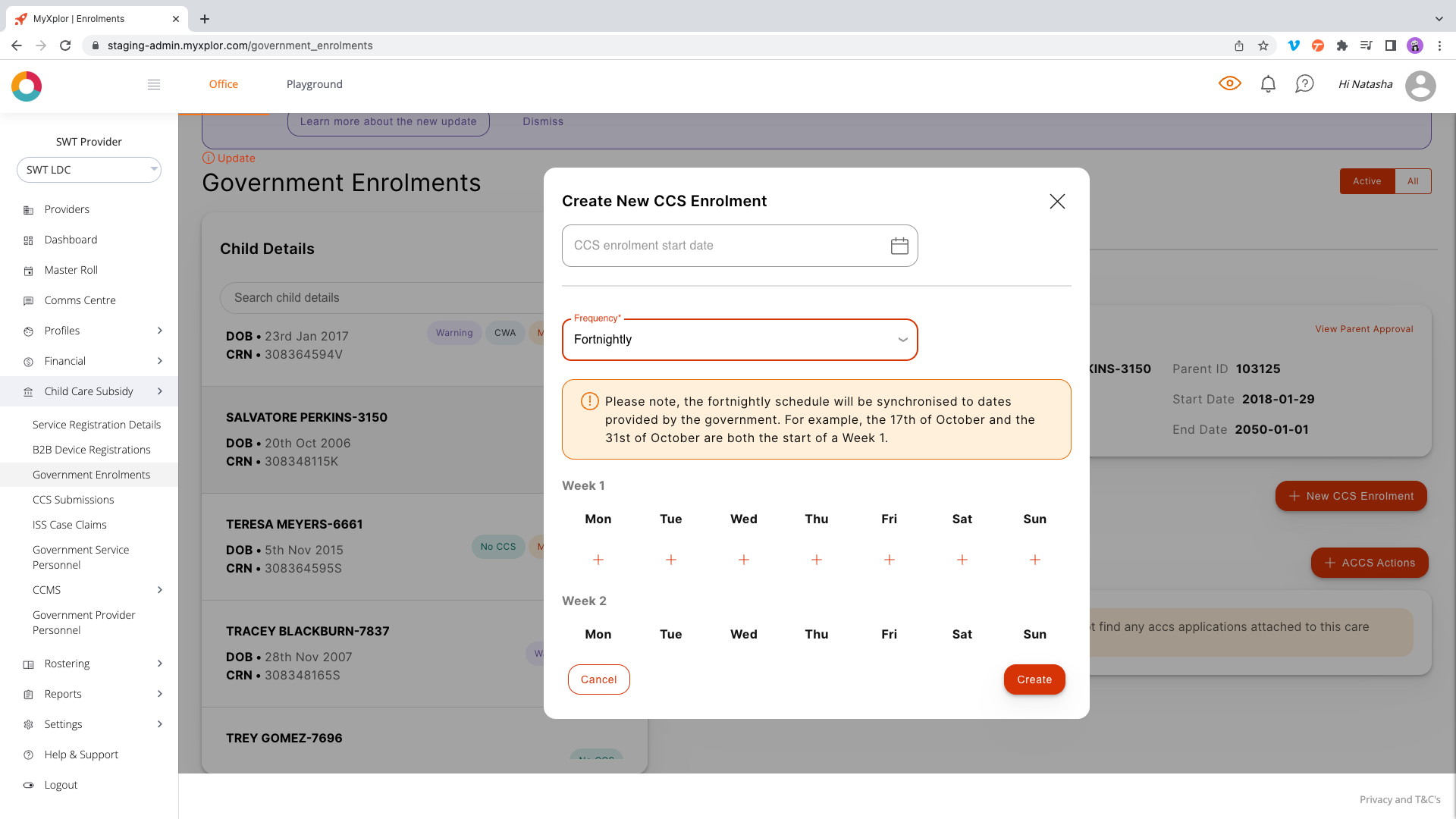 CCS: CCS Enrolment Master Guide