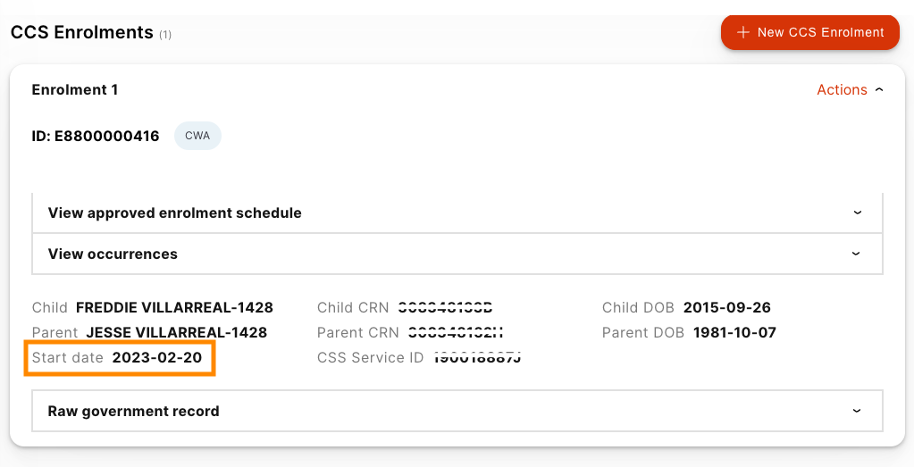 CCS: CCS Enrolment Master Guide
