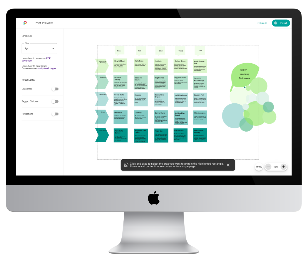 Playground Web: Printing Guide