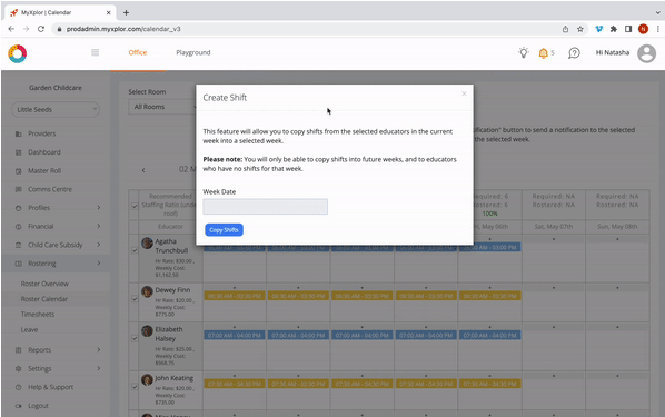 Office: Rostering Master Guide