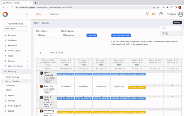 Office: Rostering Master Guide