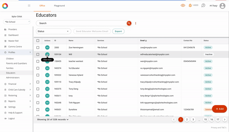 Office: Educator Profiles
