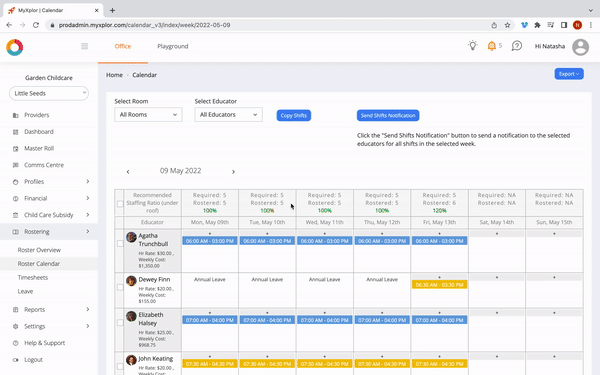 Office: Rostering Master Guide
