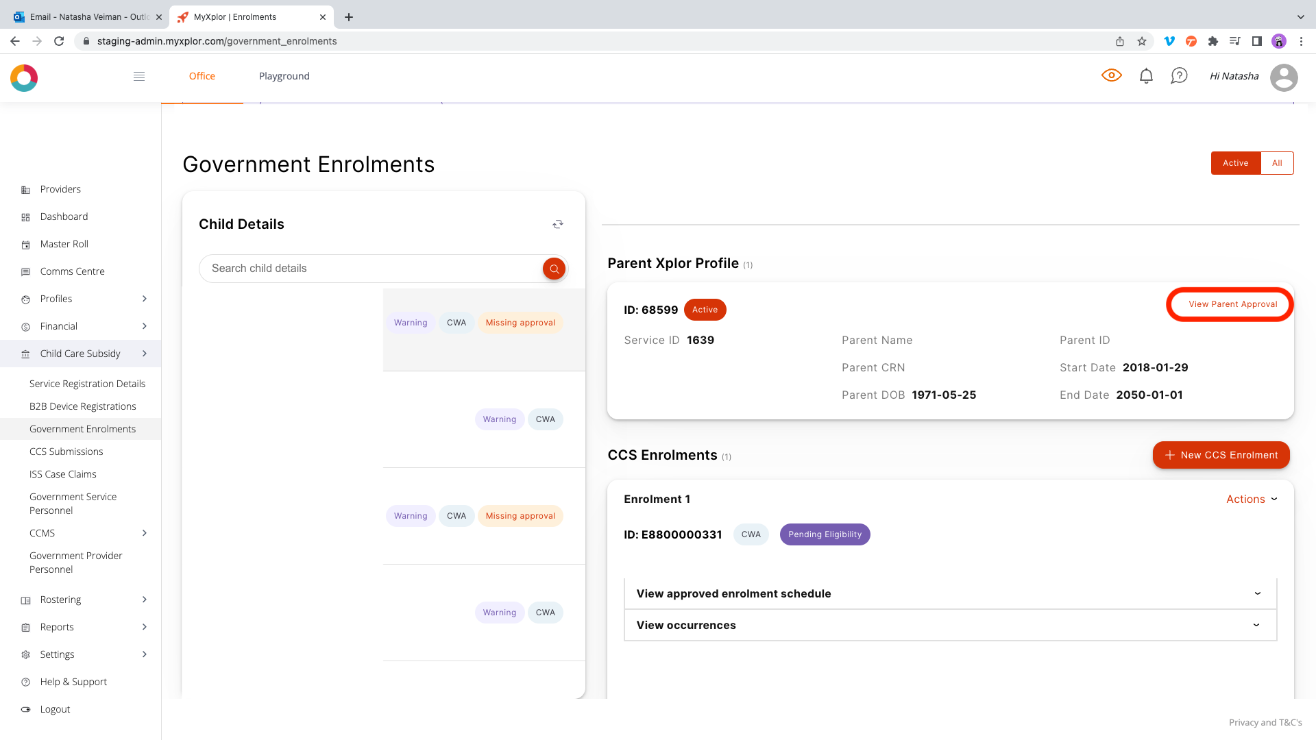 CCS: CCS Enrolment Master Guide