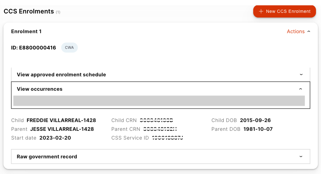 CCS: CCS Enrolment Master Guide