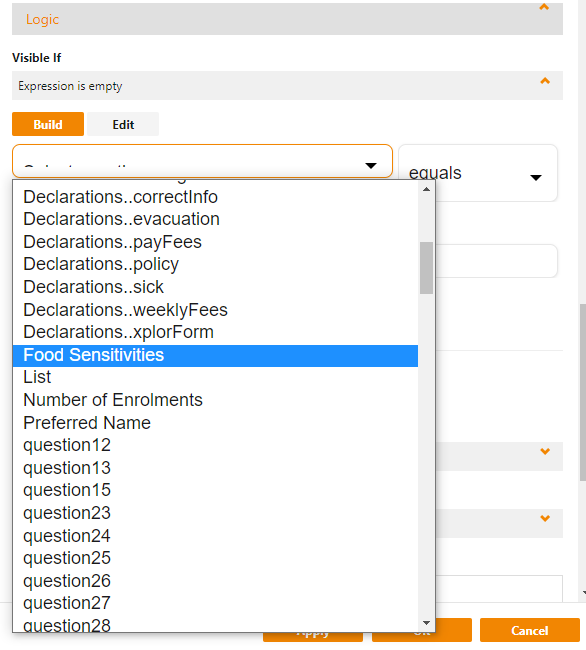 Office: Enrolment Form Layout and Logic - Advanced Editing