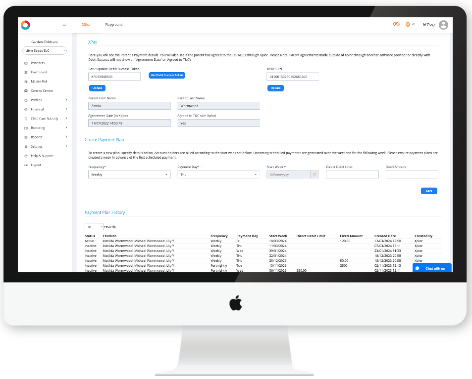 Office: Parent Payments