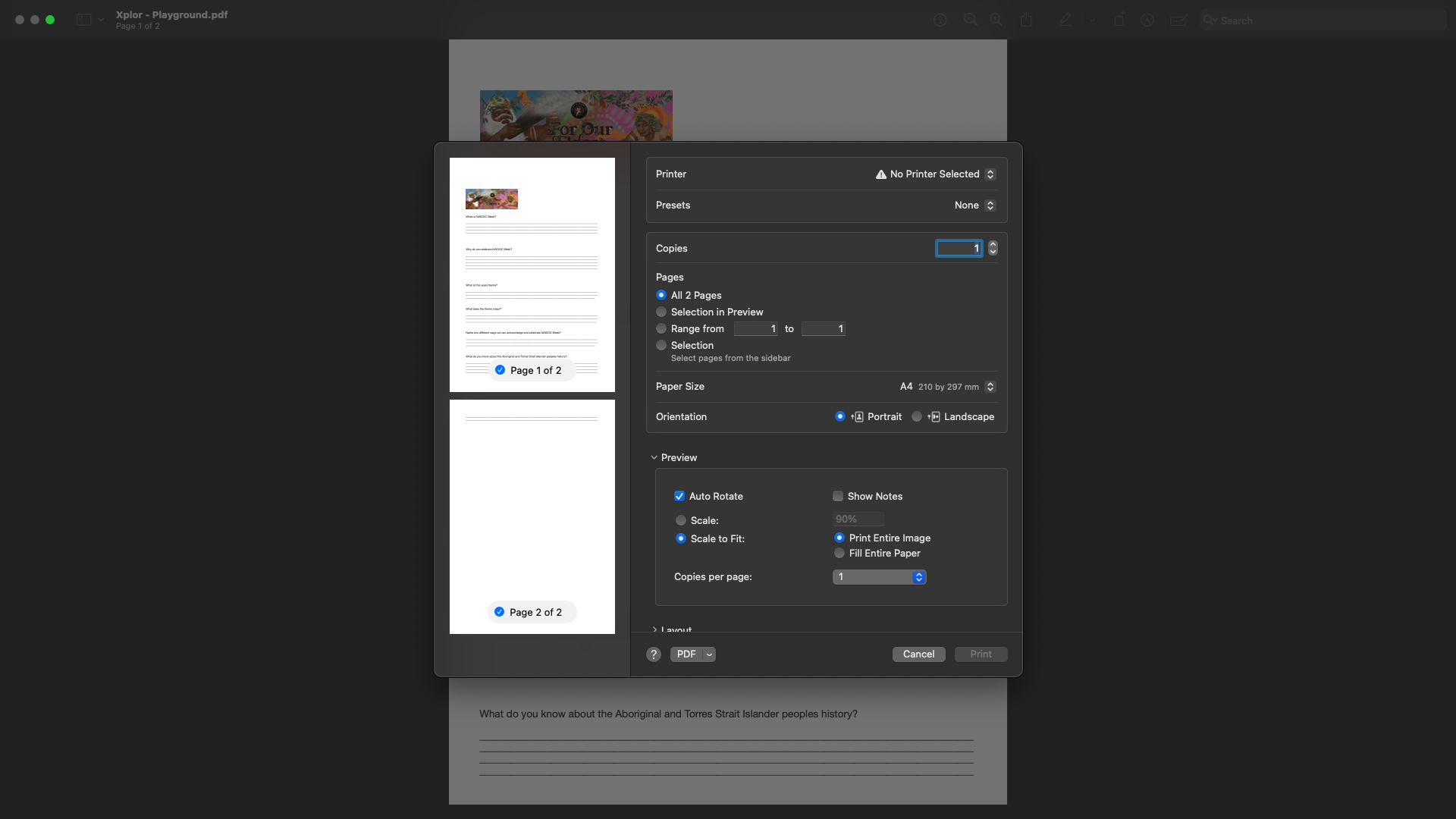 Playground: Documents