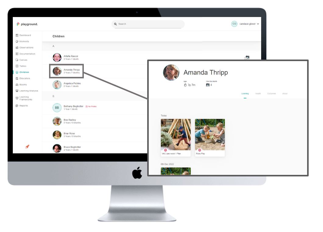 Playground Web: Children