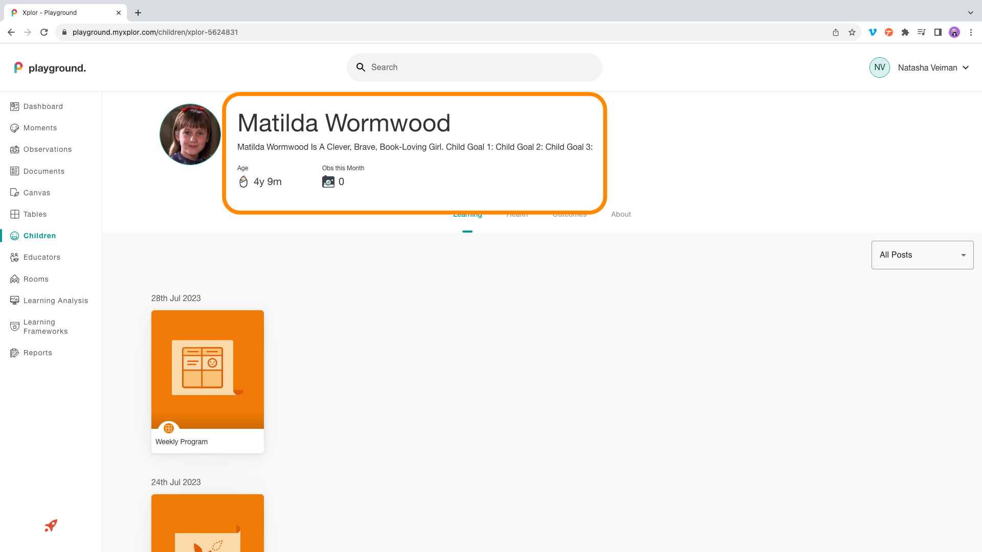 Playground Web: Children