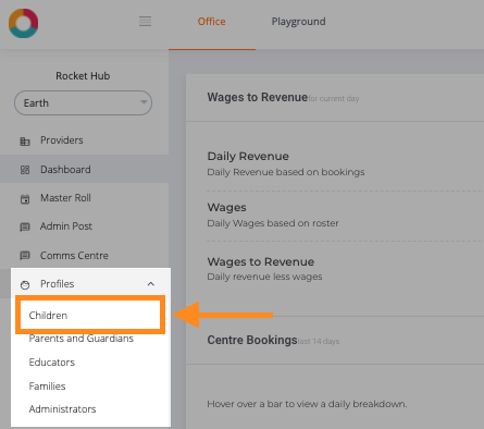 Office: Child Re-Enrolment