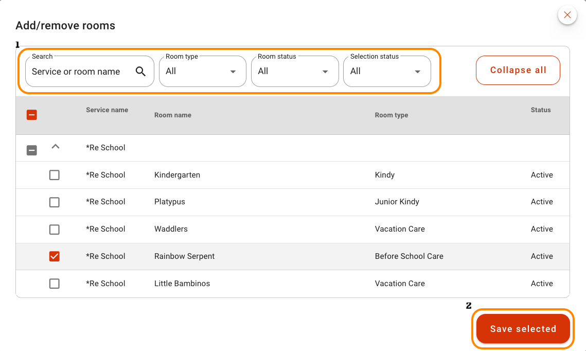 Office: Room Settings