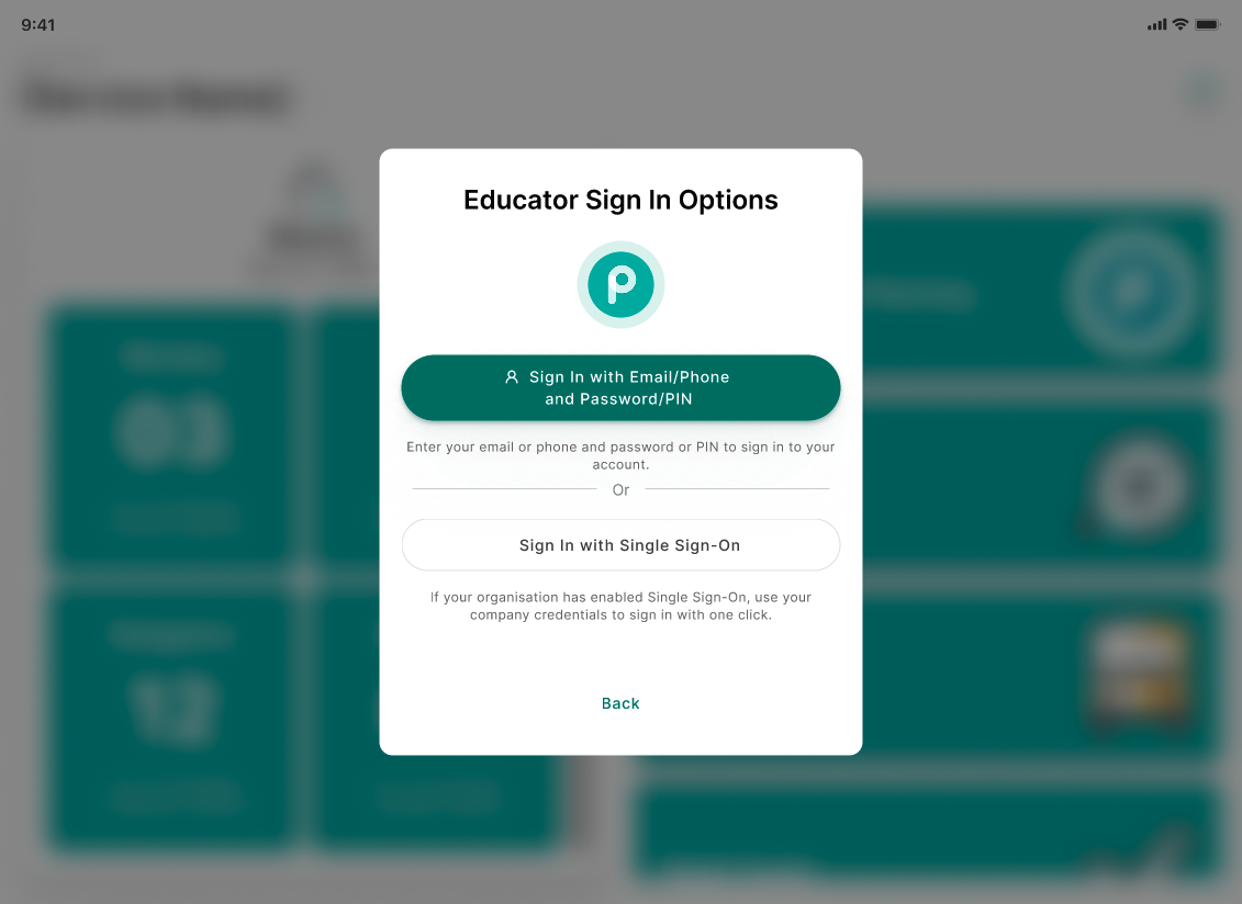 Playground App: Login