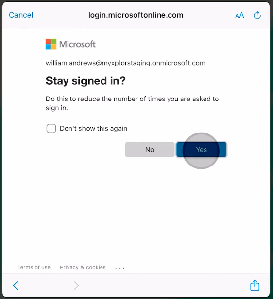 Playground App: Login