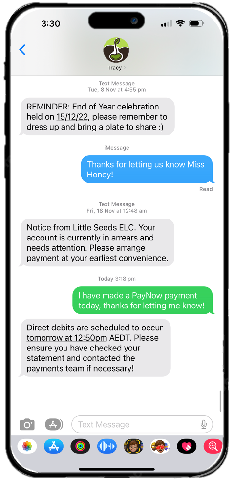 Office: SMS Messages