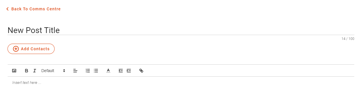 Office: Comms Centre