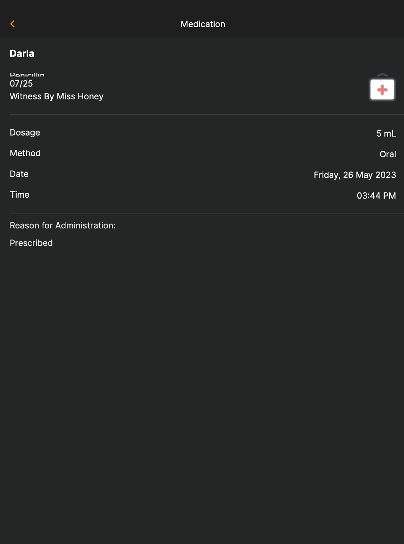 Home App: Medical Records