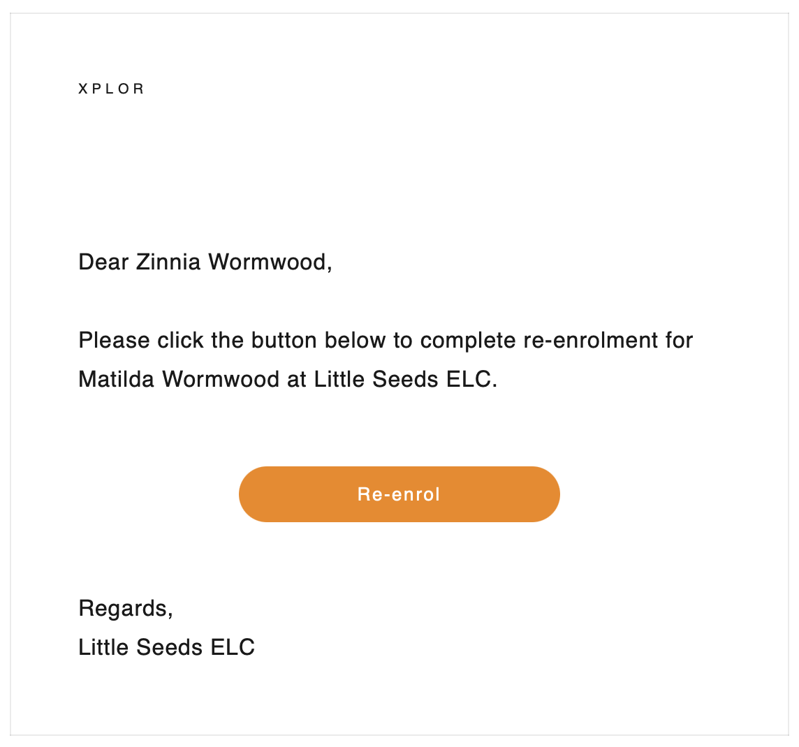 Office: Child Re-Enrolment