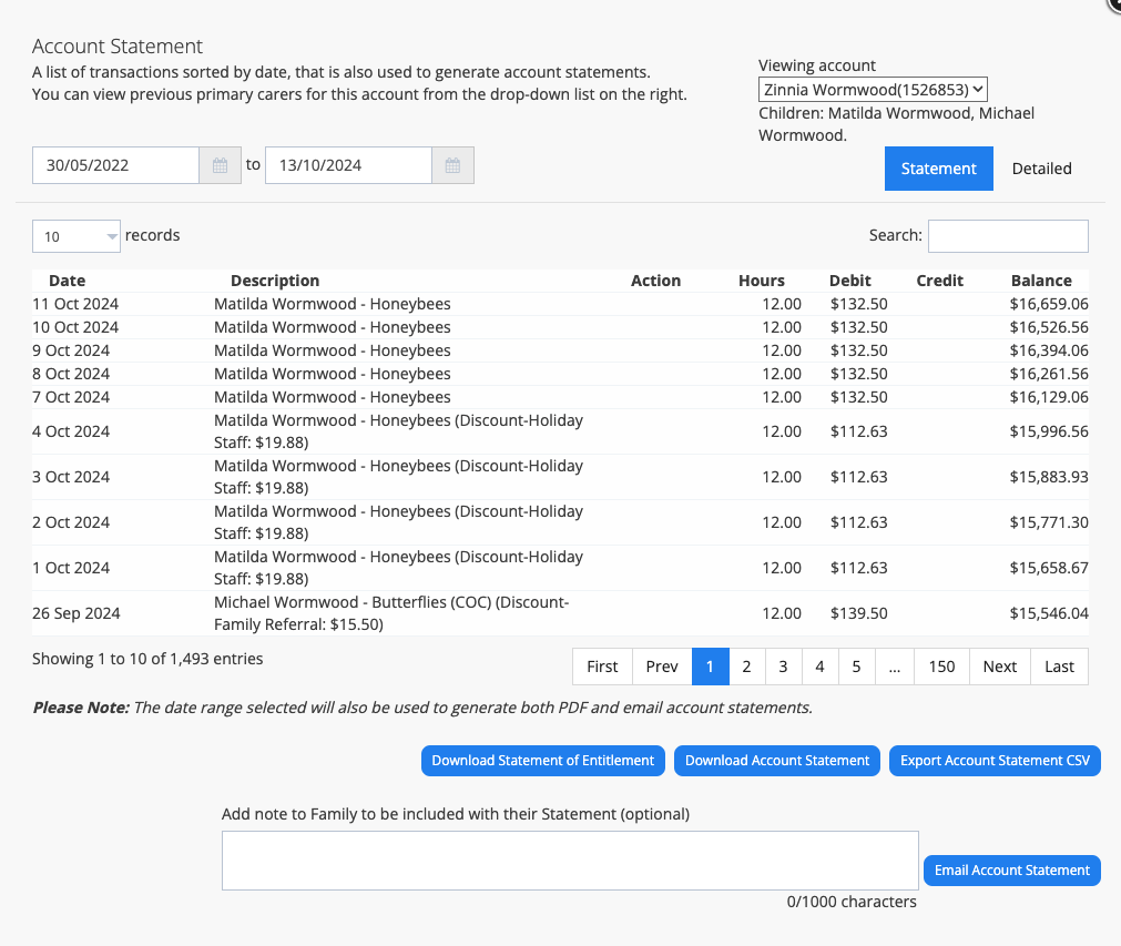 Office: Parent Accounts