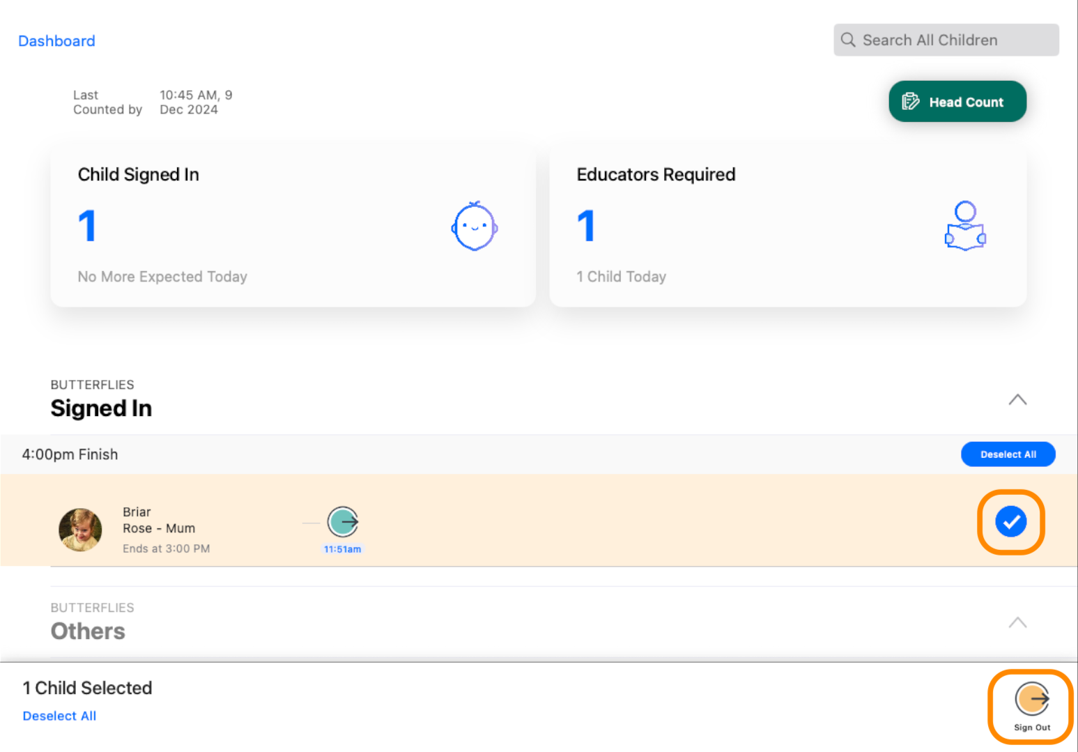 Playground App: Attendance & Absence
