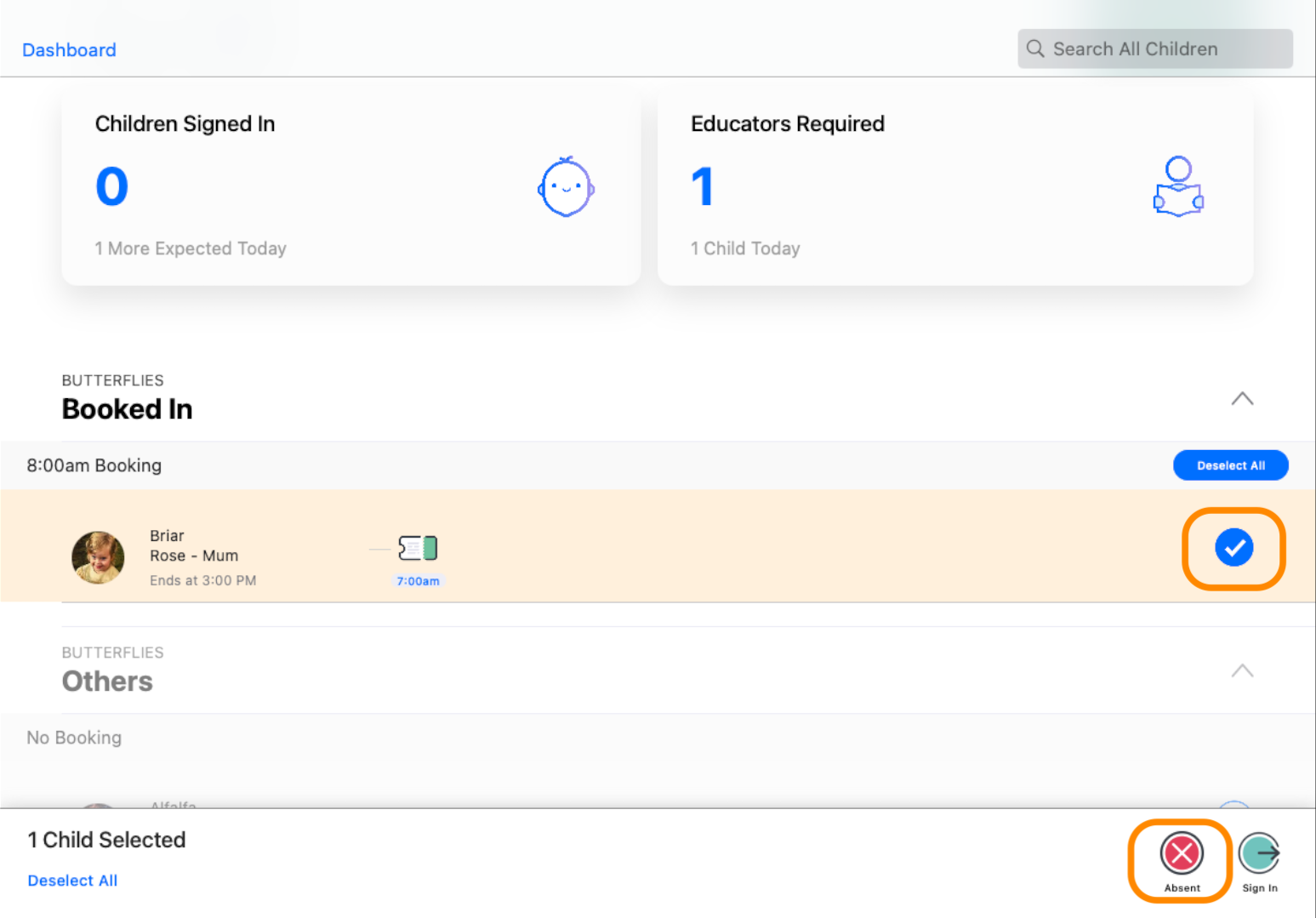 Playground App: Attendance & Absence