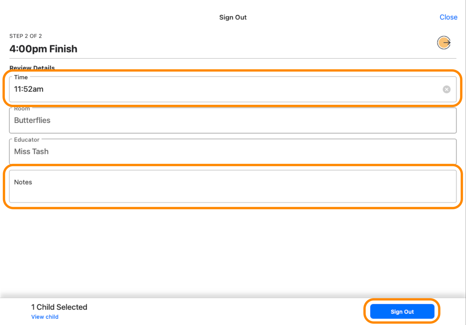 Playground App: Attendance & Absence