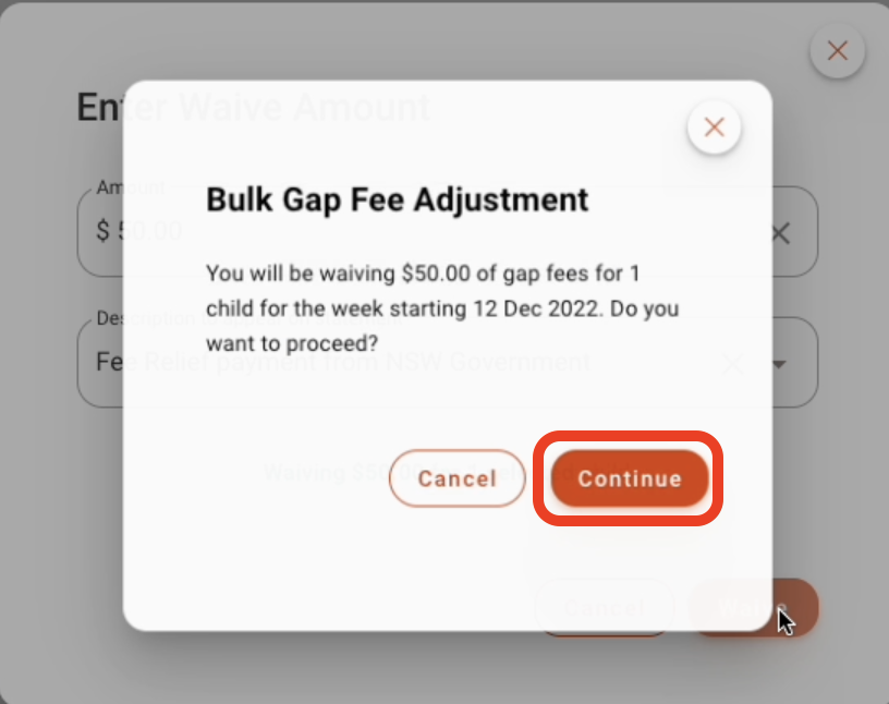 Kindergarten & Preschool: Gap Fee Adjustments