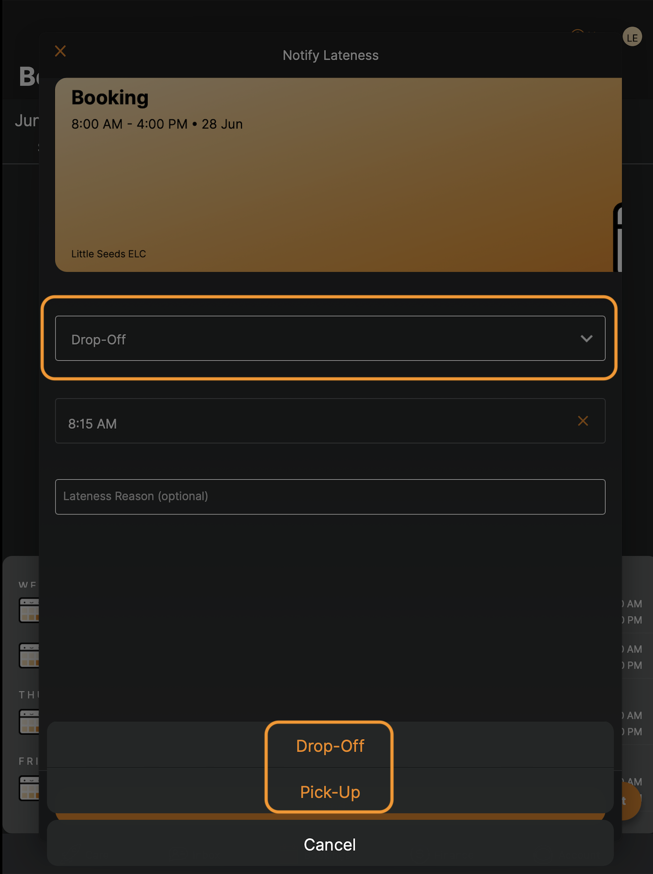Home App: Booking & Absence Requests