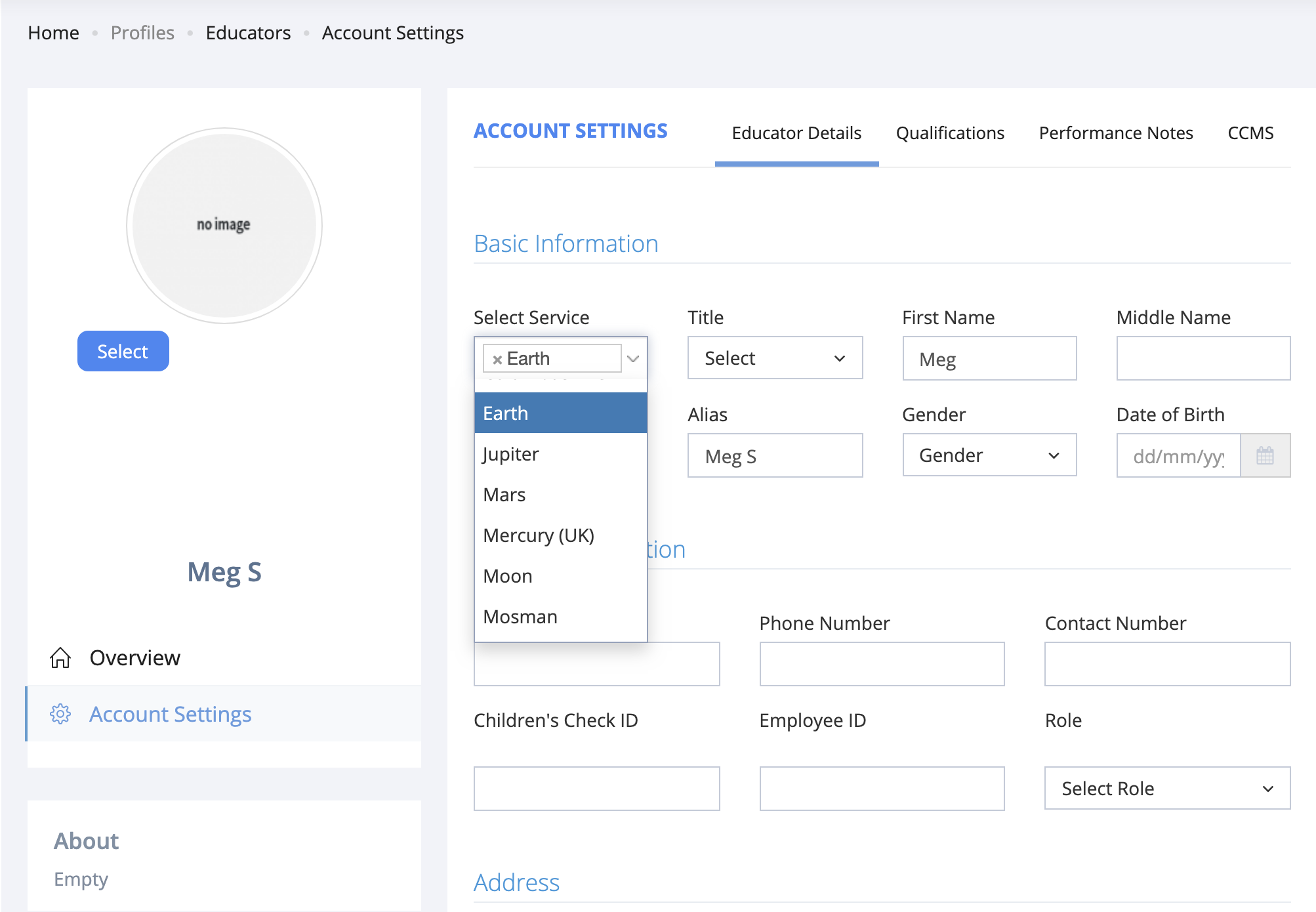 Office: Educator Profiles