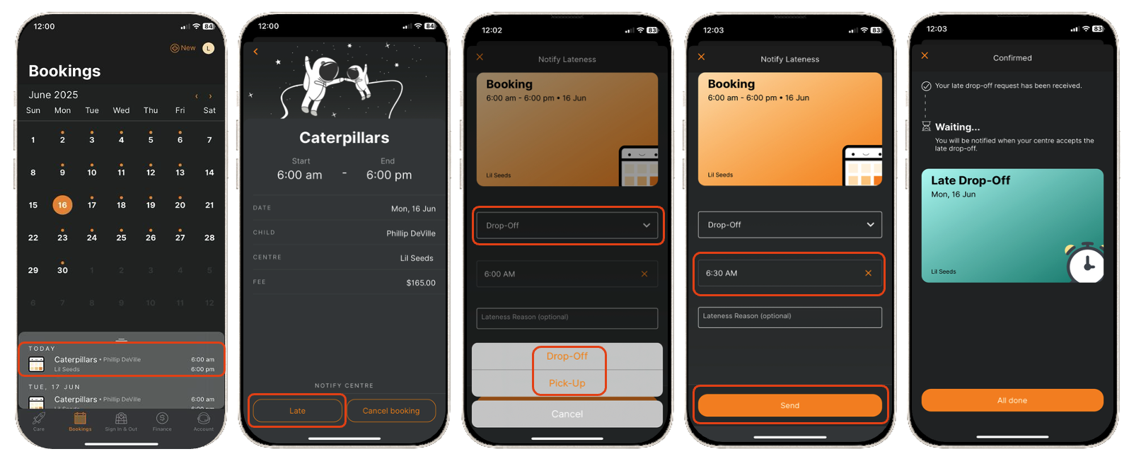 Home App: Booking & Absence Requests