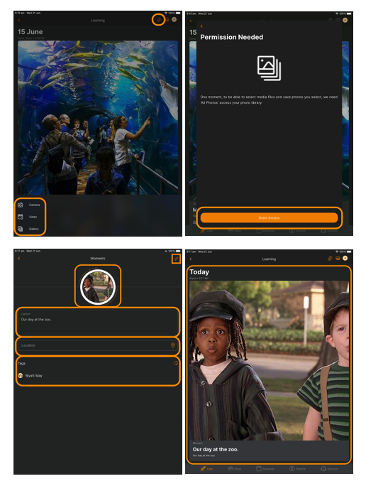 Home App: Create Moments