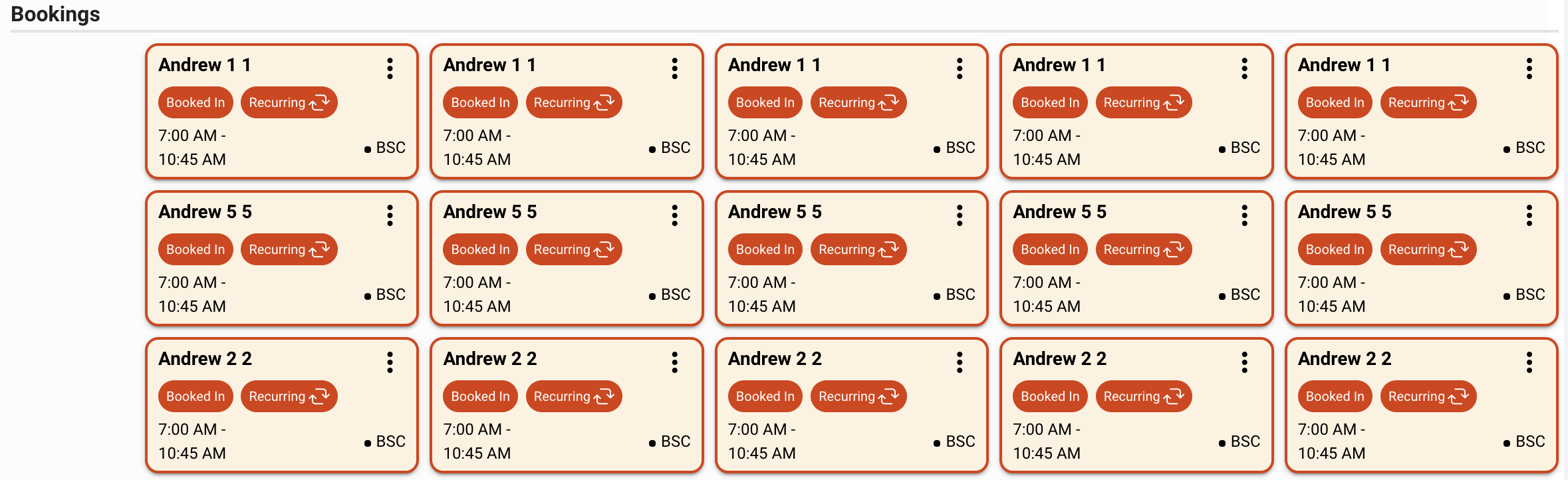 Office: Booking Manager