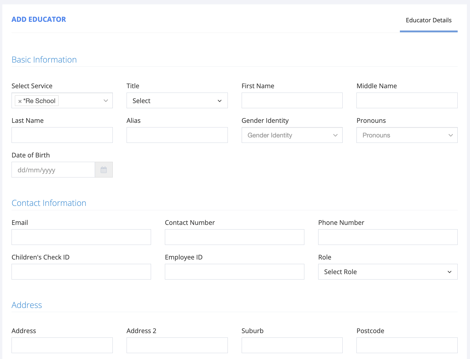 Office: Educator Profiles