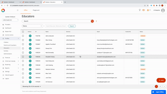 Office: Educator Profiles