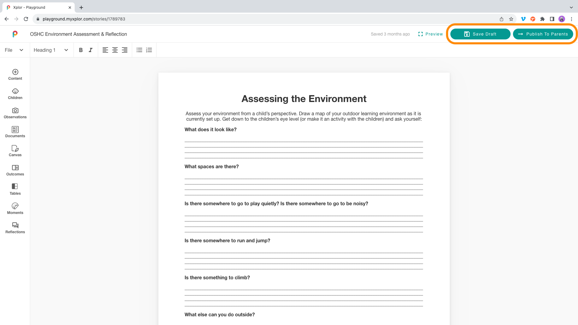 Playground: Documents